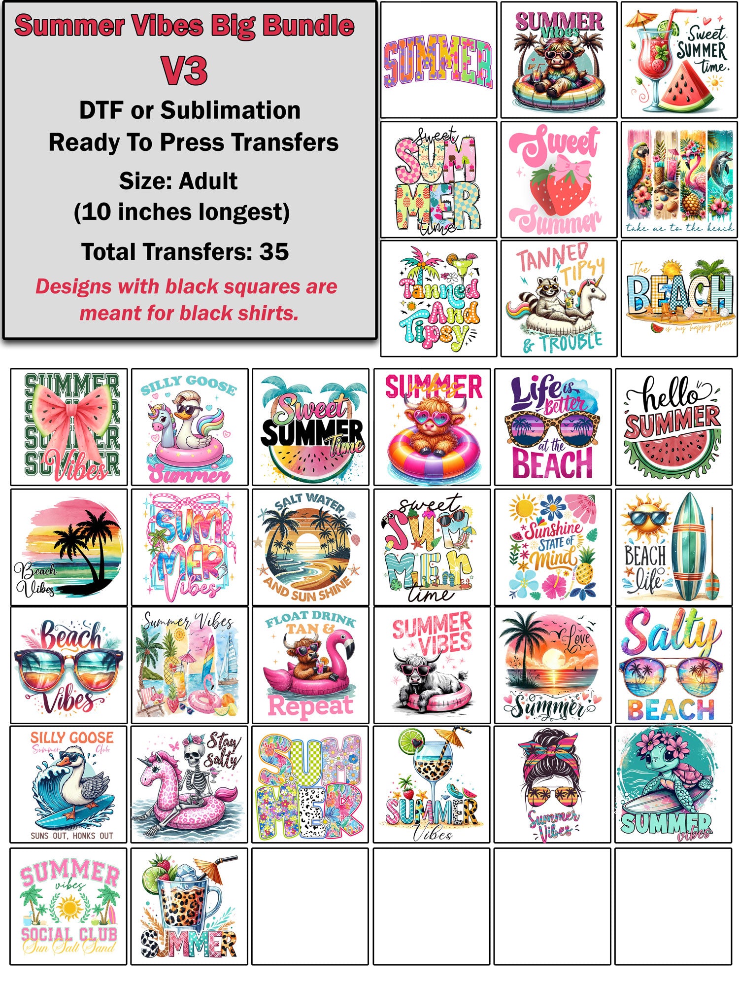 Summer Vibes Big Bundle v3 – iCraftVinyl
