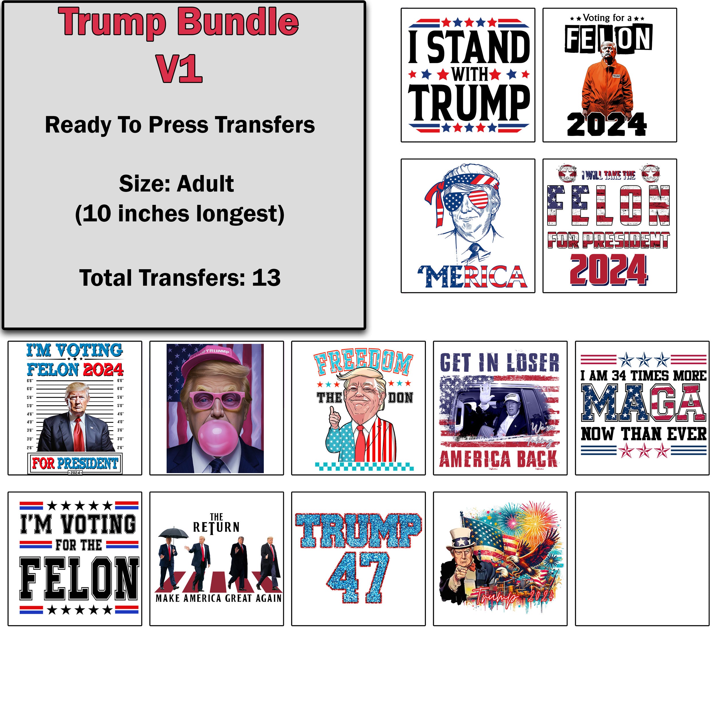 Trump Transfer Bundle 1 – iCraftVinyl