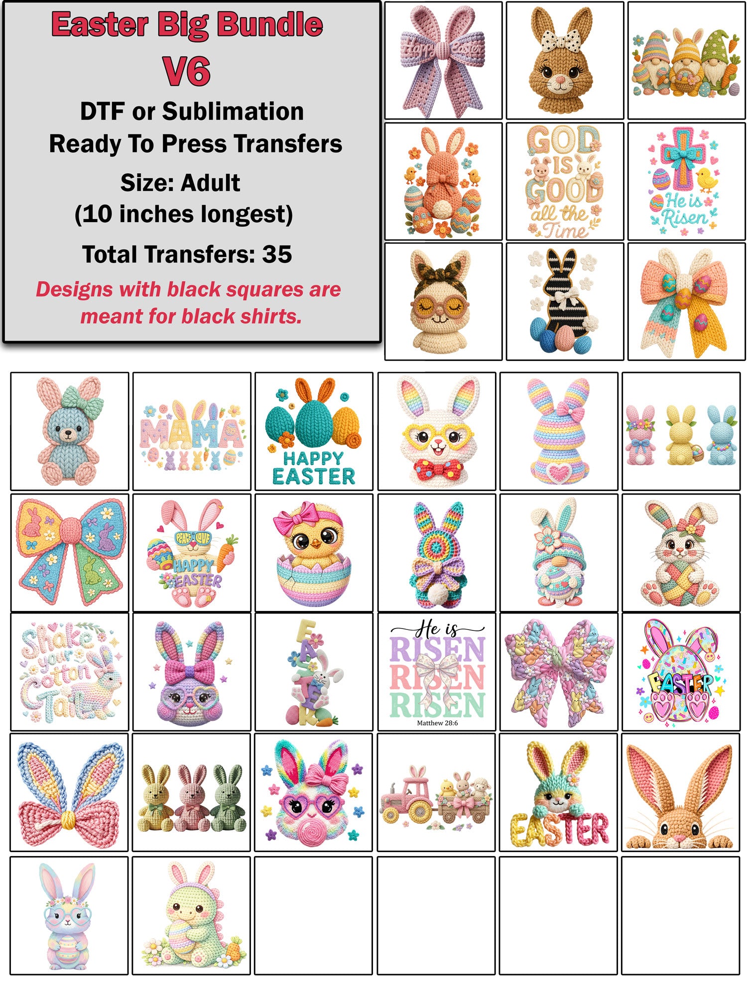 Easter Big Bundle V6 – iCraft Transfers