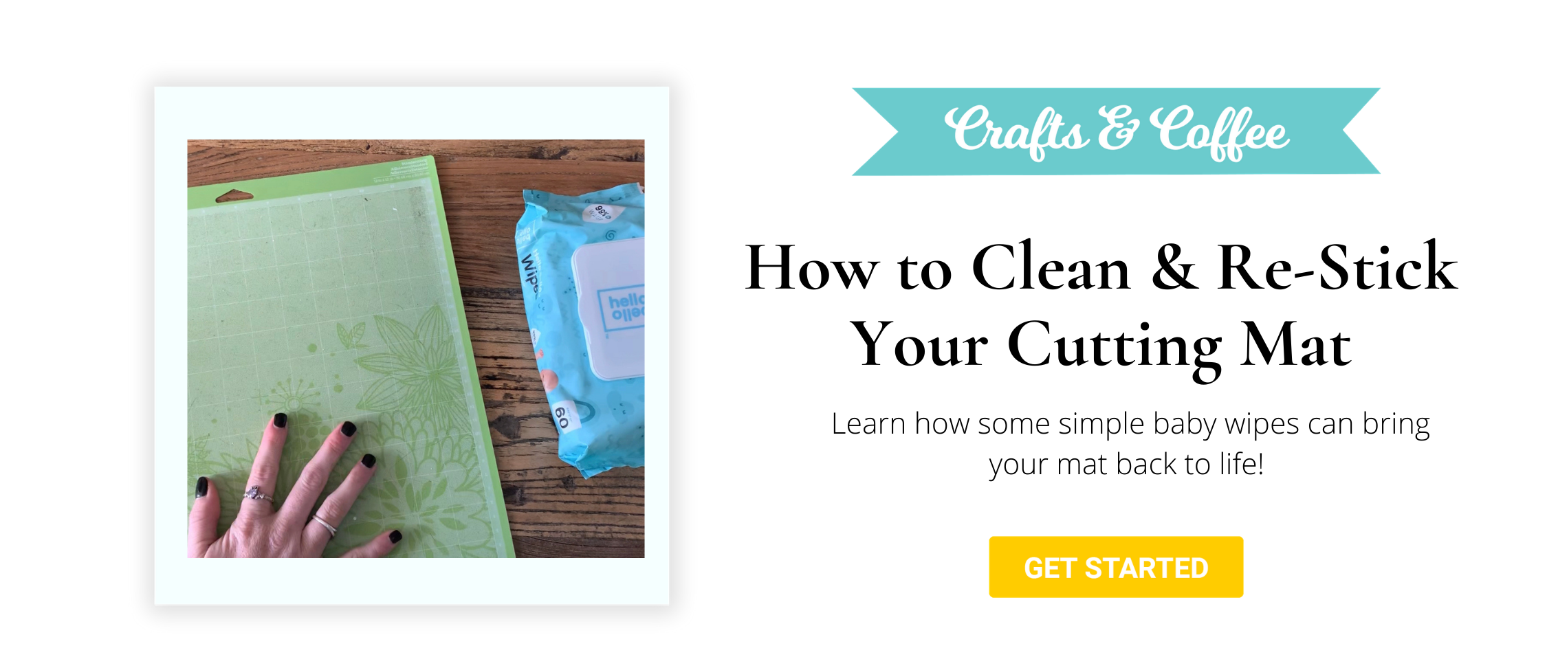 The Easiest Way to Clean & Re-Stick Your Cutting Mat – iCraftVinyl