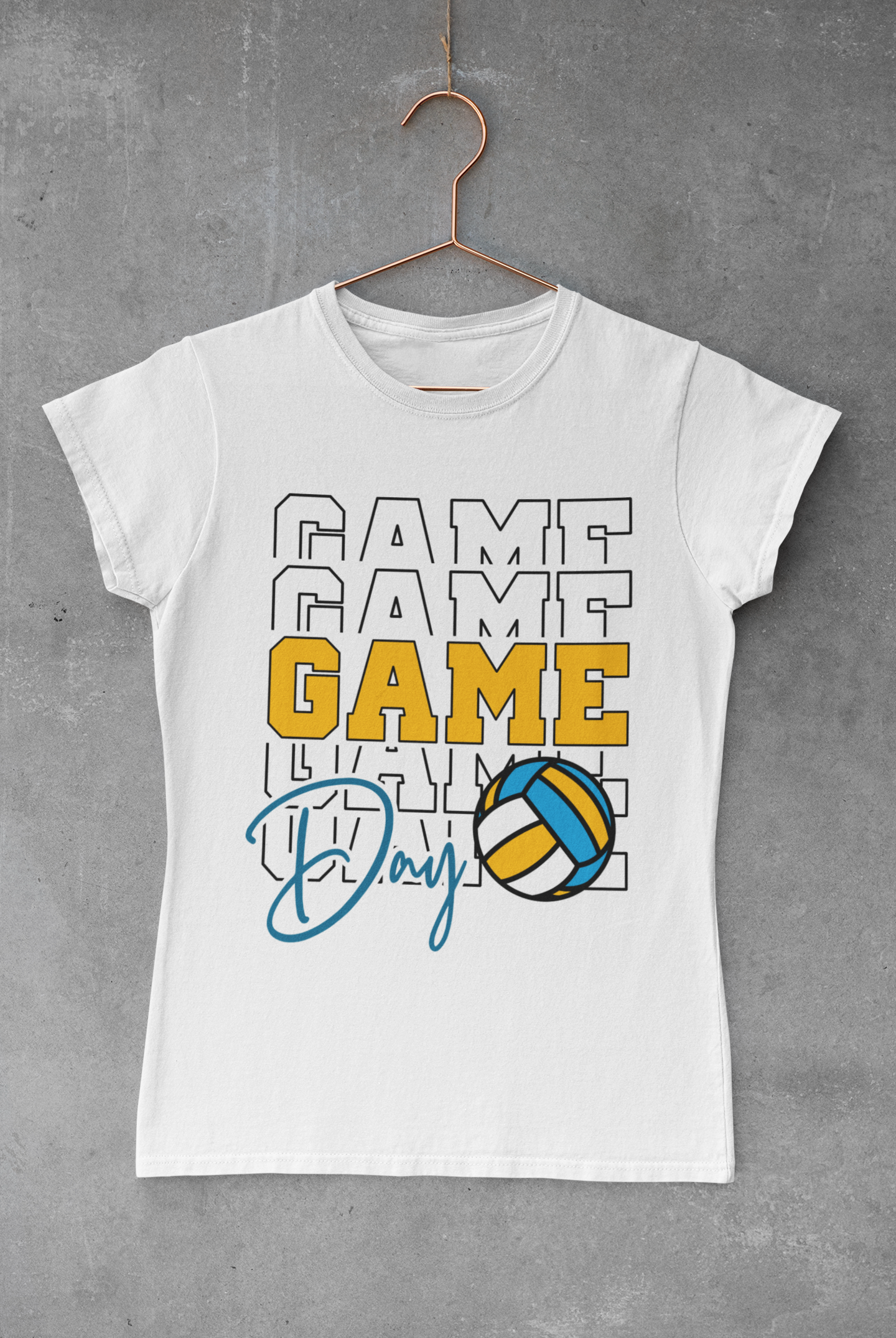 Game Day Stack Volleyball Transfer – iCraftVinyl