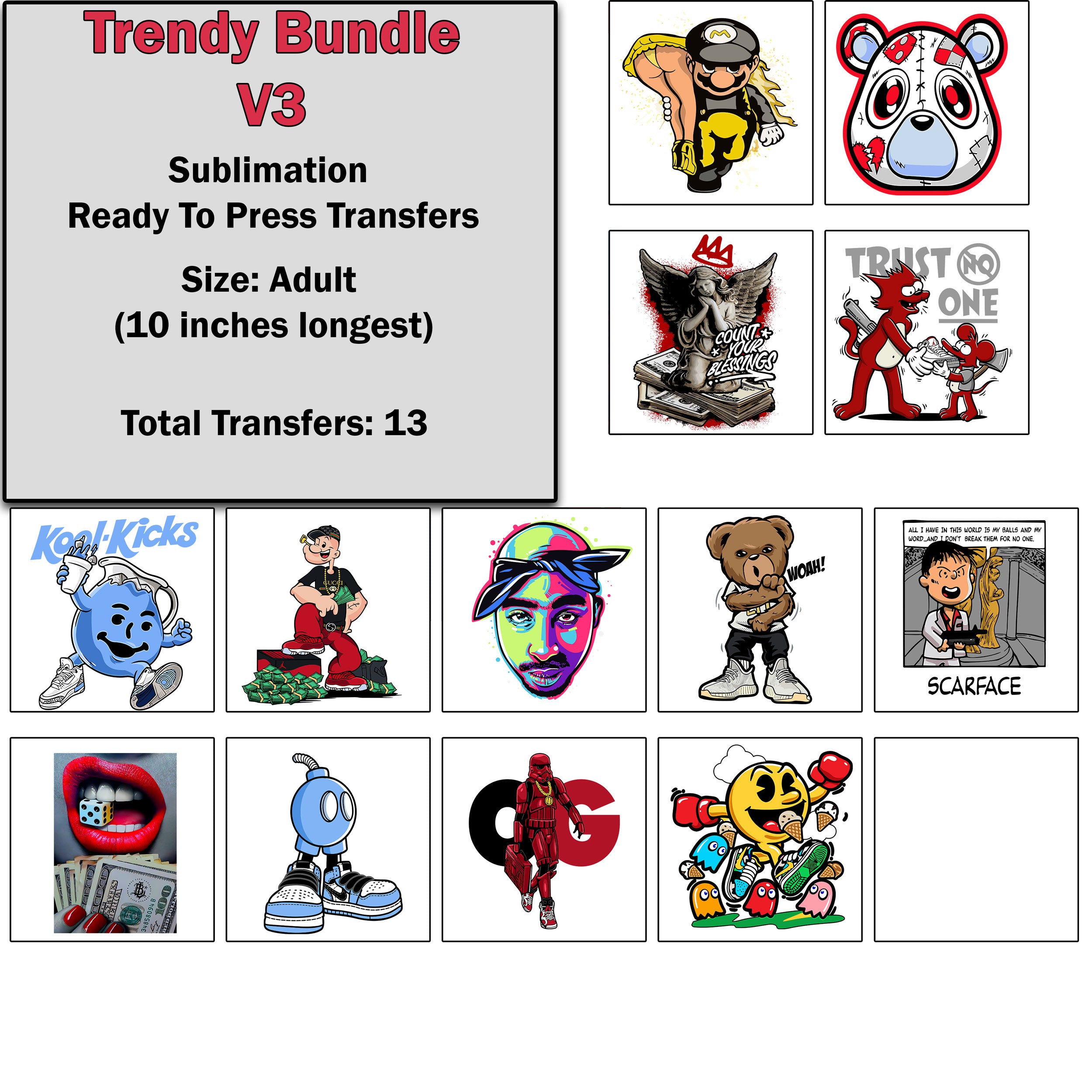 Trendy Transfer Bundle 3 – iCraftVinyl
