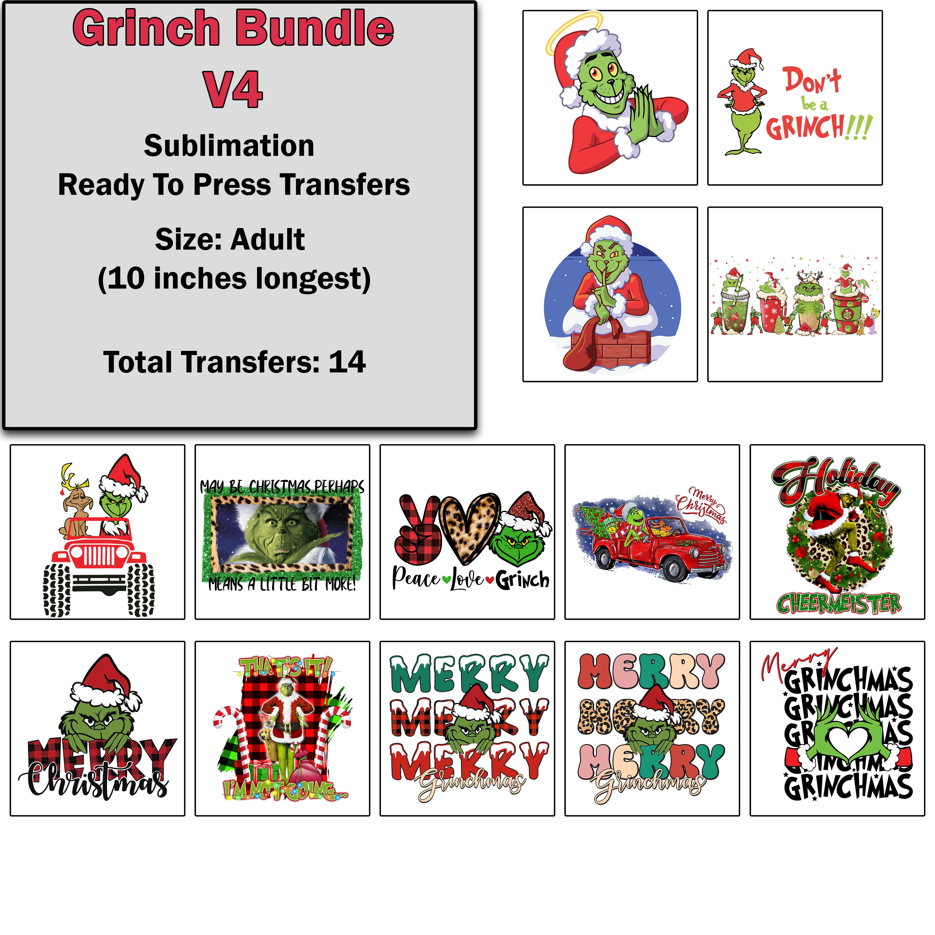 Grinch Transfer Bundle 4 – iCraftVinyl