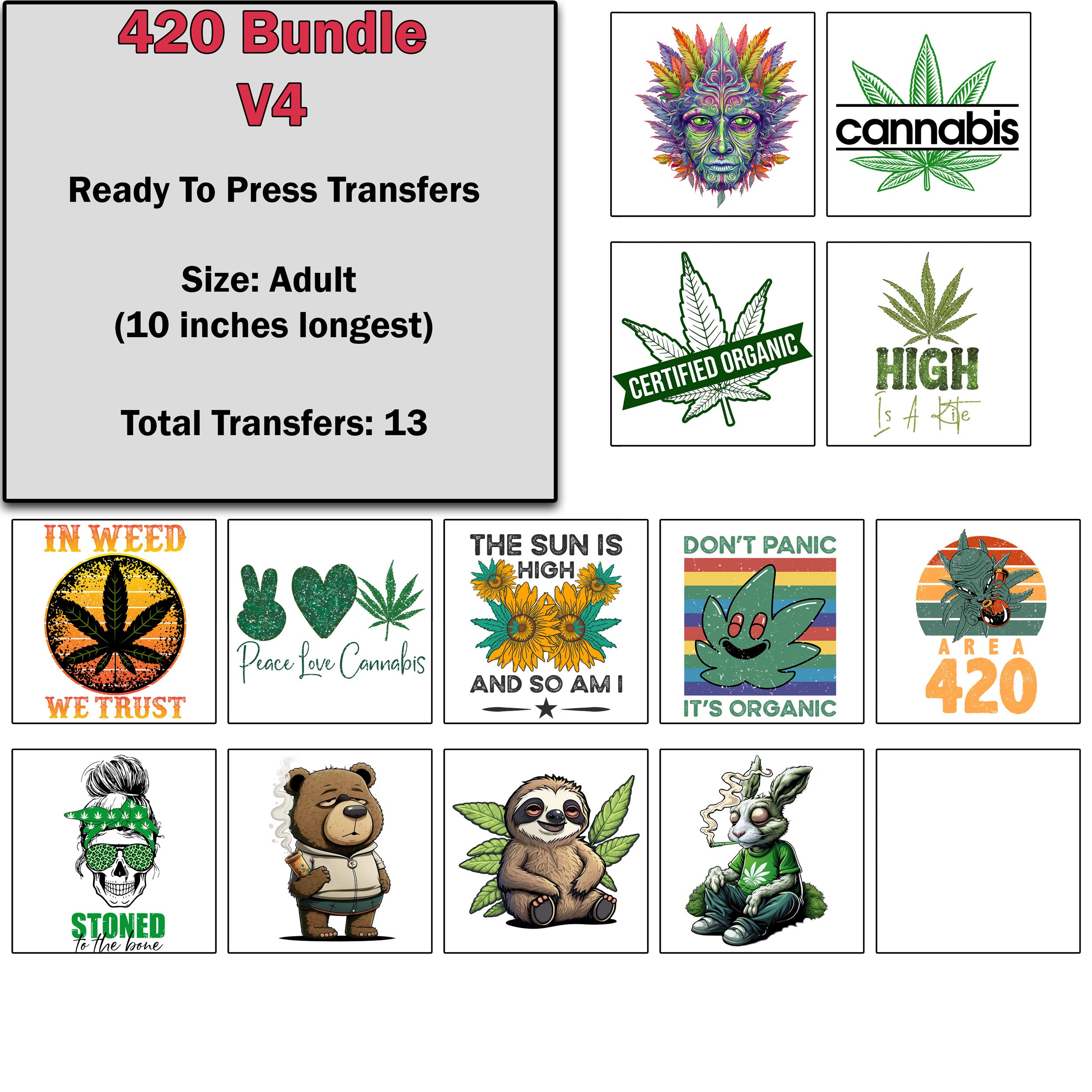 420 Transfer Bundle 4 – iCraftVinyl