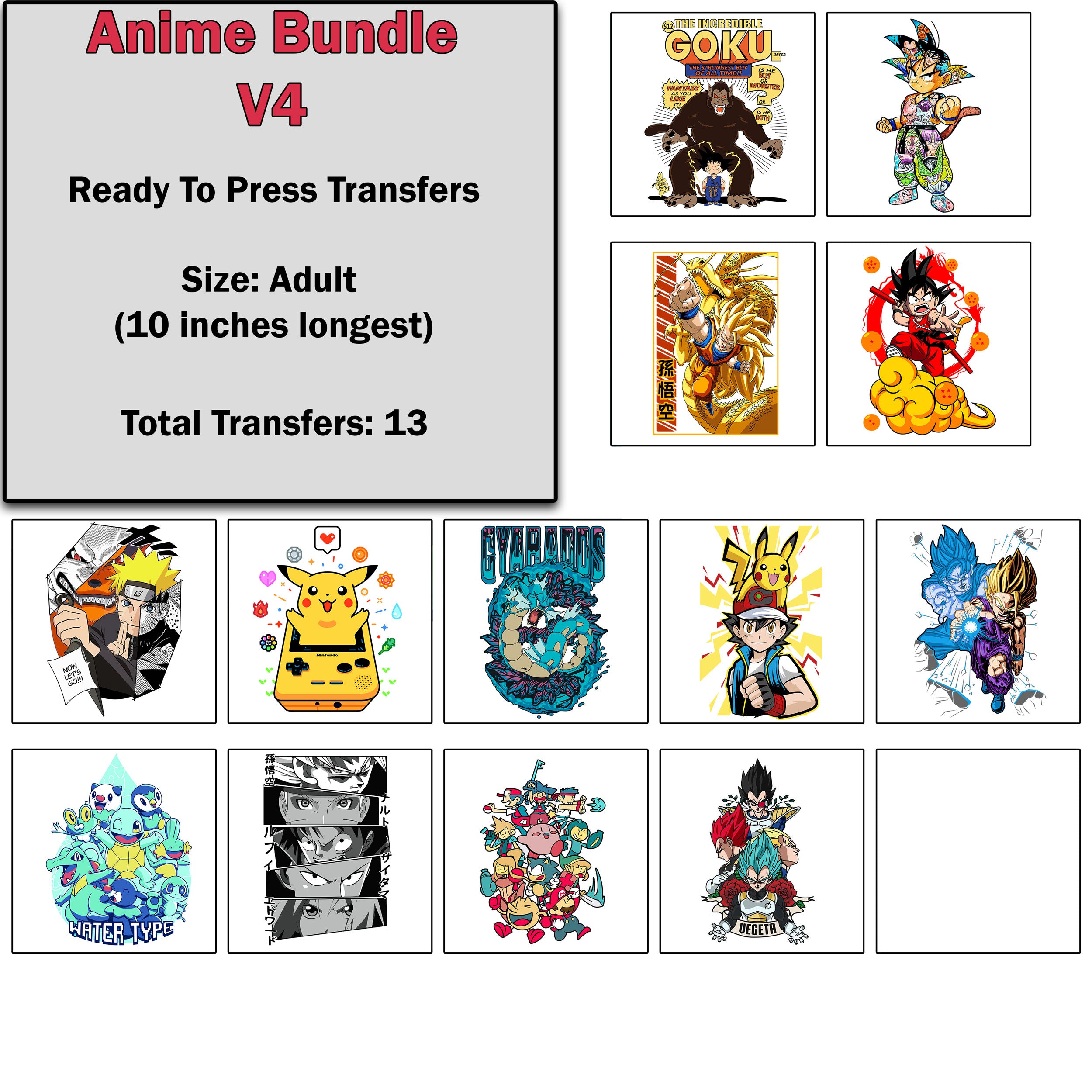 Sublimation/DTF- Anime – iCraftVinyl