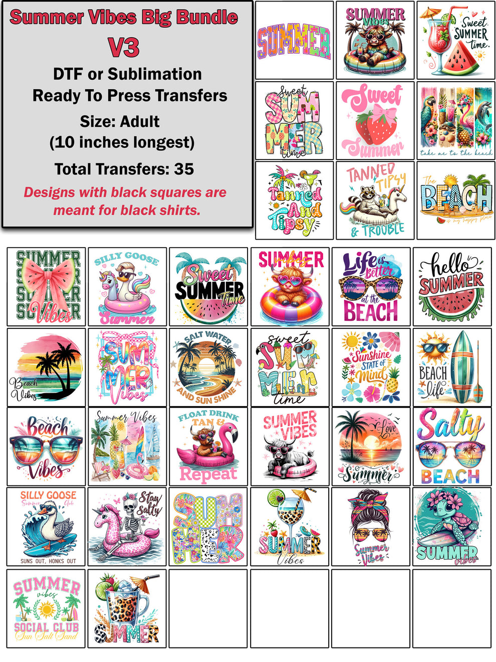 Summer Vibes Big Bundle v3 – iCraftVinyl