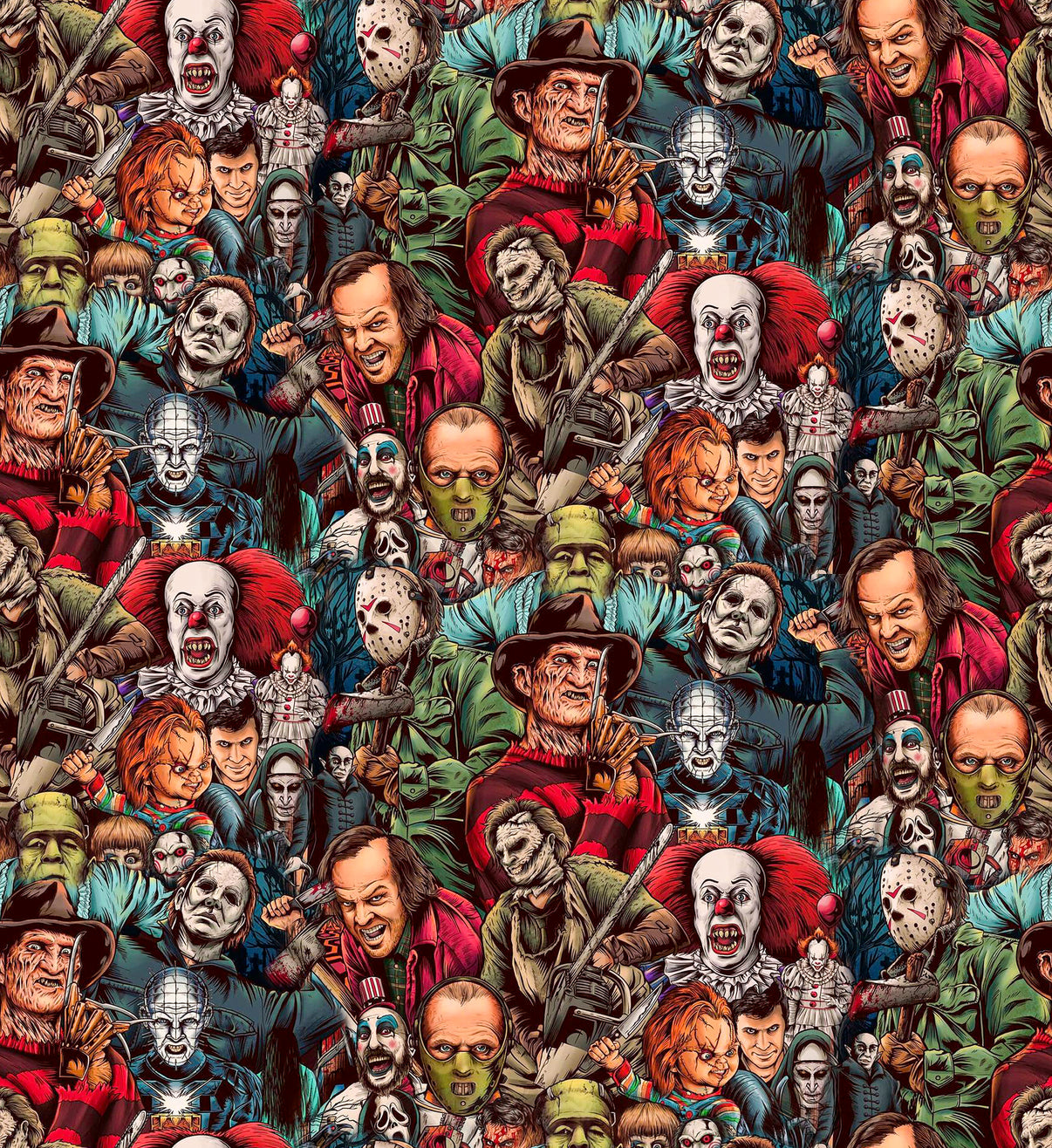 Classic Horror Characters 12x12 Patterned Vinyl Sheet – iCraftVinyl