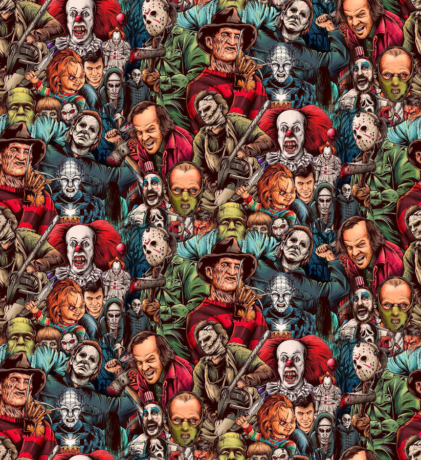 Classic Horror Characters 12x12 Patterned Vinyl Sheet – iCraftVinyl