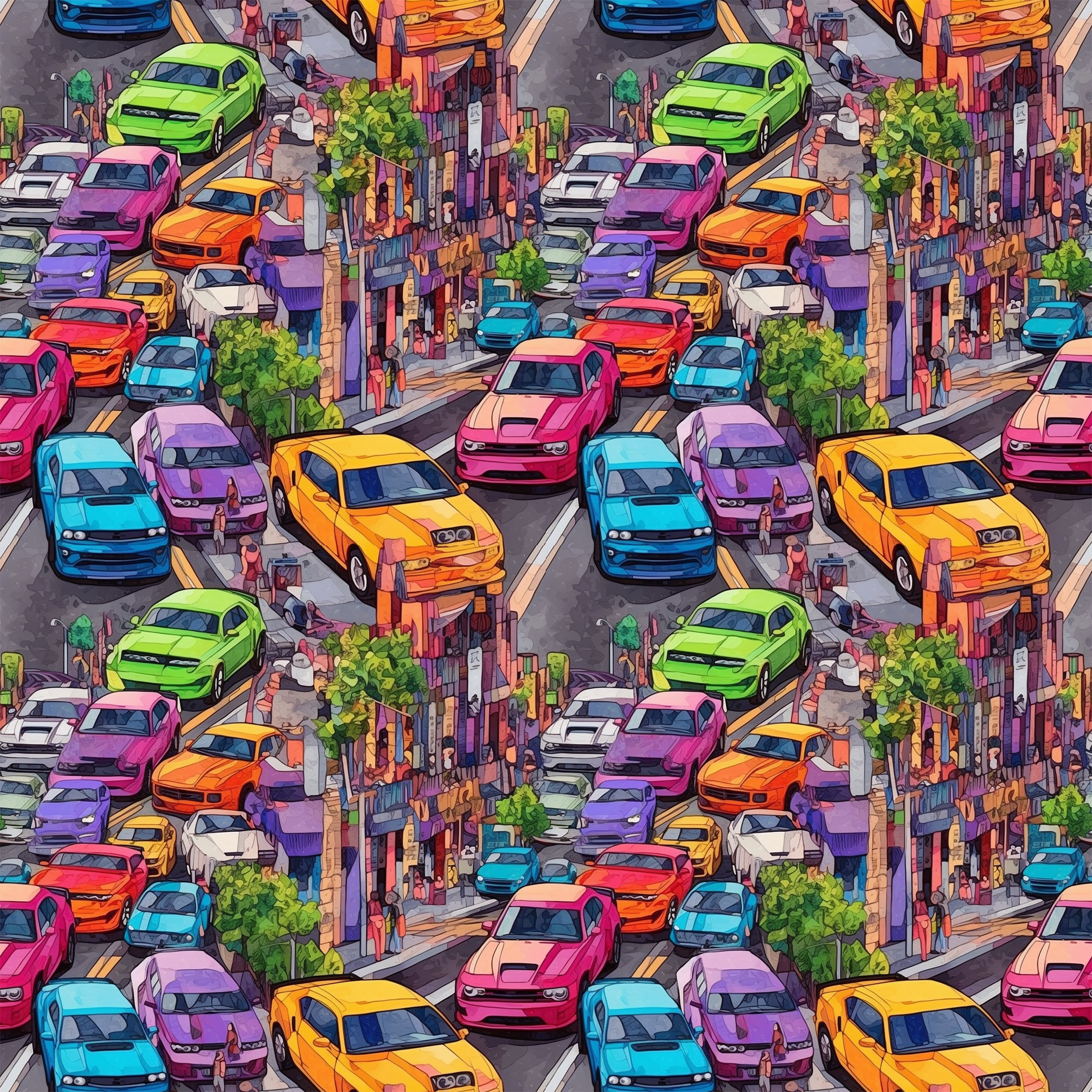 Supercars & Cities 12x12 Patterned Vinyl Sheet – iCraftVinyl