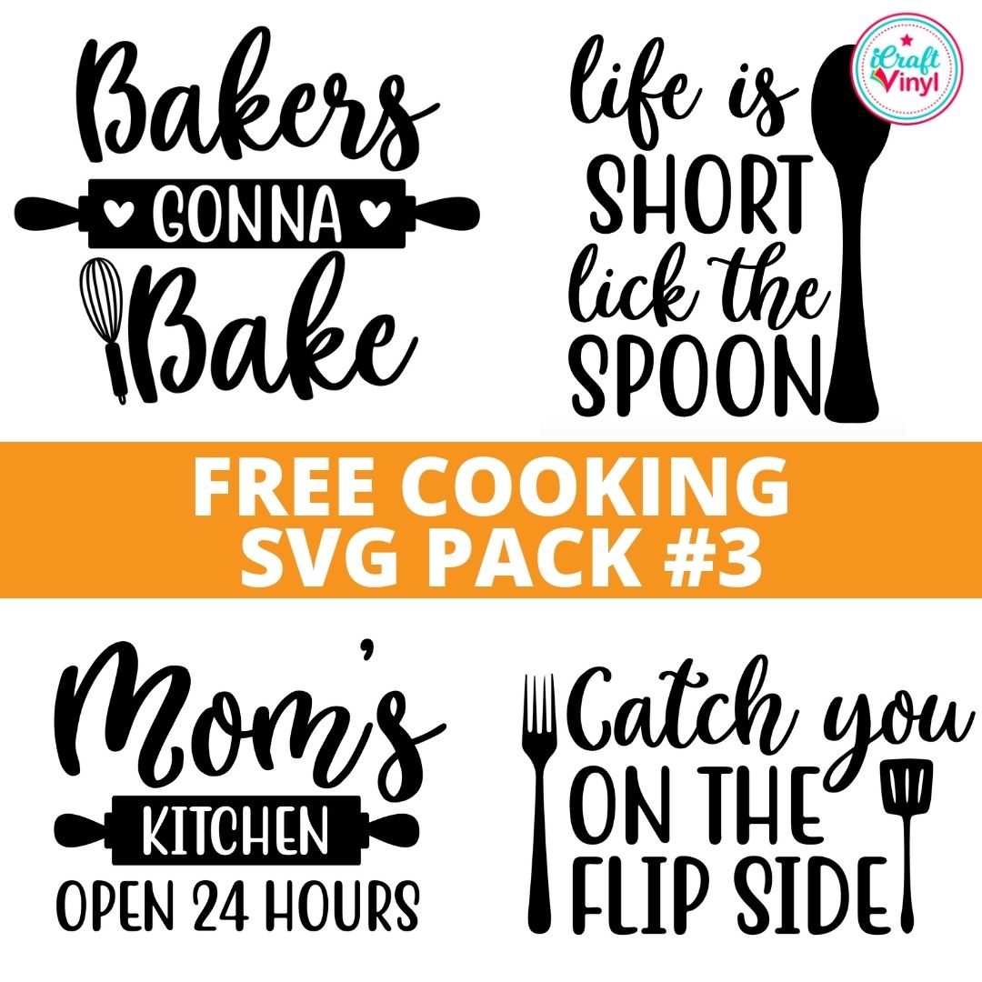 Free Cooking SVG Bundle – iCraftVinyl