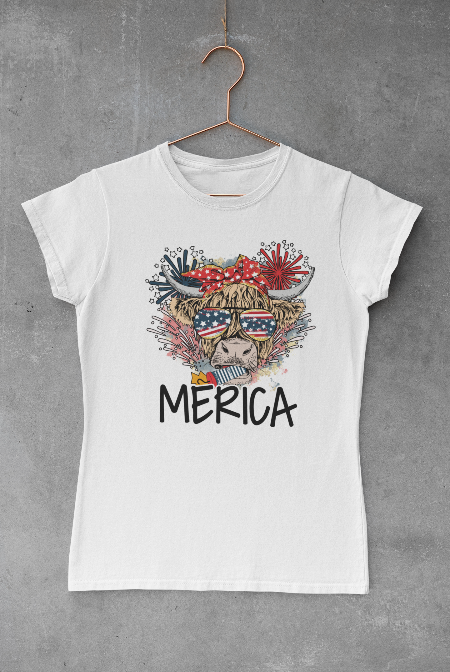 Merica Highland Cow Transfer – iCraftVinyl