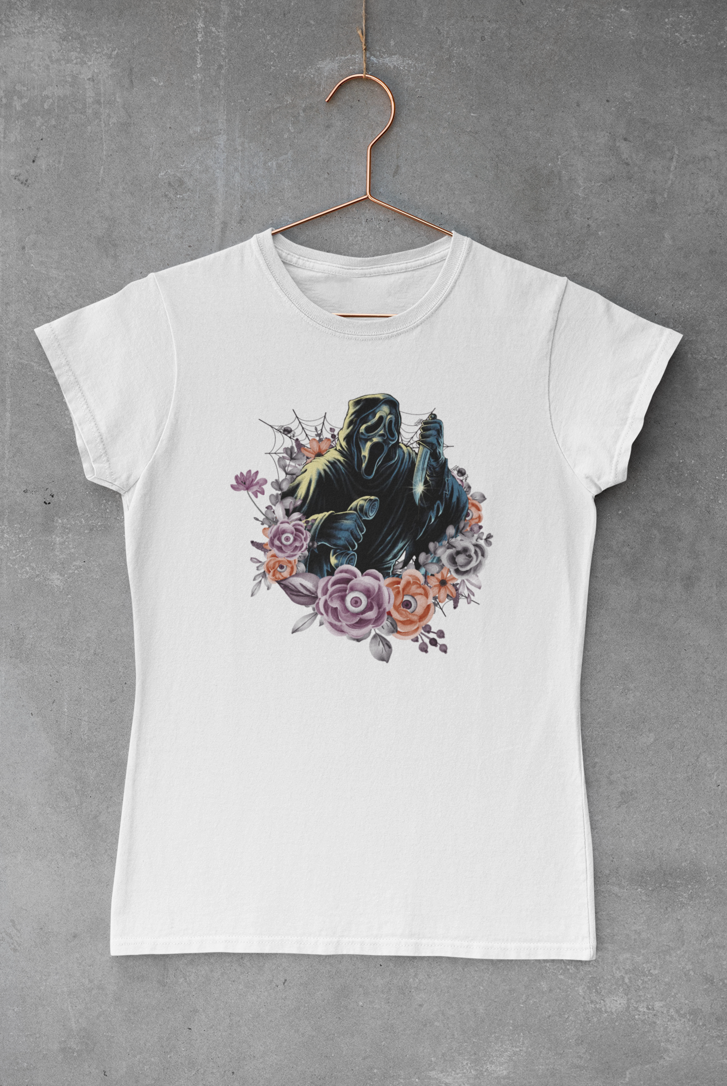 Ghostface Floral Transfer – iCraftVinyl